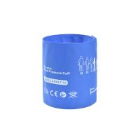 China Size 10 Blue Bladderless BP Cuff 20 - 26cm Small Adult Blood Pressure Cuff for sale