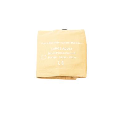 China Yellow Cloth Ambulator Large BP Cuff Size 32-42cm 50cm Single Tube for sale