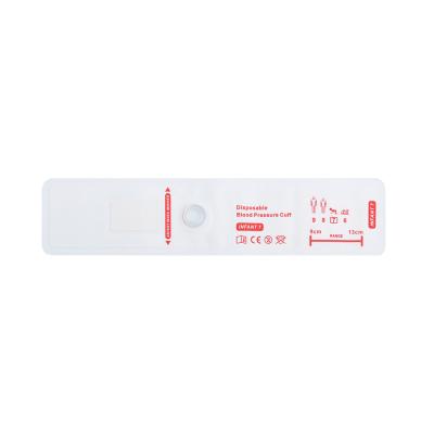 China Infant Disposable NIBP Cuff 9 - 13CM Size 7 Cross Contamination Prevention for sale
