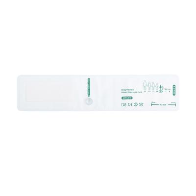 China Child Disposable NIBP Cuff Non Woven Fabric 15 - 21CM Size 9 Skin Friendly for sale