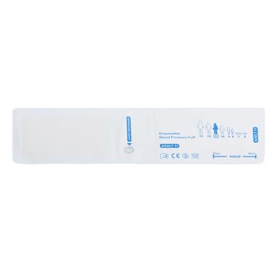 China Non Sterile Disposable NIBP Cuff 25 - 34CM Size 11 Quick Wrap Adult Blood Pressure Cuff for sale