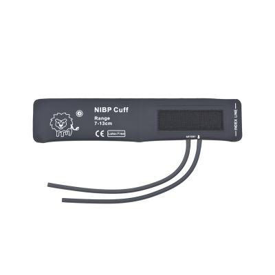 China CE Certified Veterinary Blood Pressure Cuff Reusable 7-13CM Size 4 Double Tubing for sale