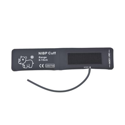 China Skin Friendly Veterinary Blood Pressure Cuff Reusable 8-15CM Size 5 Single Tube for sale