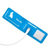 China Side Air Inlet Veterinary Blood Pressure Cuff Reusable 4.2-7.1CM Size 2 Single Tube for sale