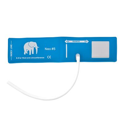 China Flexible Reusable Veterinary Blood Pressure Cuff 8.9 - 15CM Size 5 Single Tube for sale