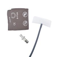 China Bayonet Infant Blood Pressure Cuff Multi Patient Neonate 6-11CM Single Tube for sale