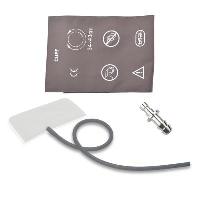China M1575A Large Blood Pressure Cuff Multi Patient Size 34-43CM Single Tubing for sale