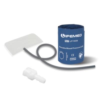 China Patient Protocol Monitor BP Cuff Adult Size 25 - 35cm Single Tubing Reusable NIBP Cuff for sale