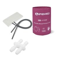 China Dual Lumen Reusable Monitor BP Cuff Large Adult Size 33 - 47cm Double Tubes for sale