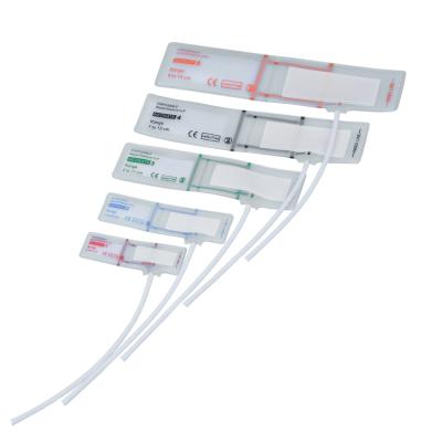 China Transparent  TPU Film Disposable blood Preassure Cuffs Infant Pacakes for sale