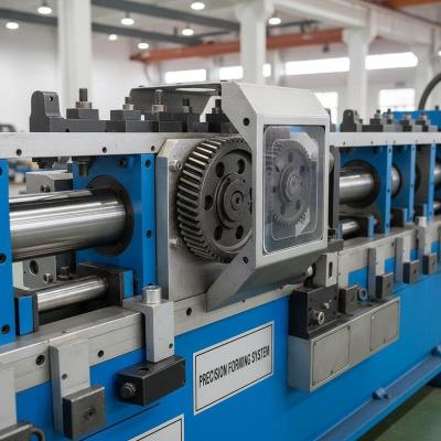 China Customized Roll Forming Machine 16 Stations Gearbox Drive 3.5kW for Roof Panel Wall Panel for sale