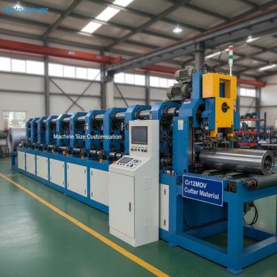 China Custom Cold Roll Forming Machine Cr12MoV Cutter 5.5kW Bending Device for Metal Shaping for sale