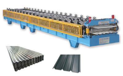 China Double Layer Roofing Roll Forming Machine 5.5kw 0.4-0.6mm Thickness for sale