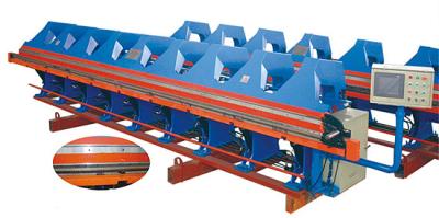 China CNC Controlled Metal Cap Slitting and Folding Machine 1.5mm Steel 8000mm Bending Length for sale