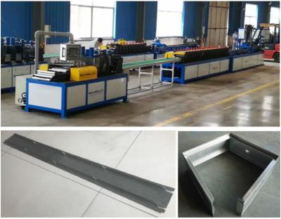 China High Efficiency VCD Frame Roll Forming Machine 15 Stations 1.5mm Thickness HVAC Damper Production for sale