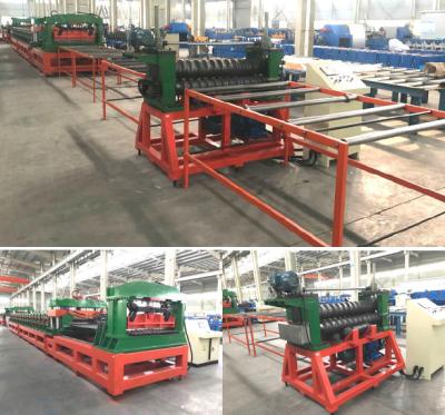 China Corrugated Wall Sheet Roll Forming Machine 4mm 45kw Storage Tank Panel Production Line for sale