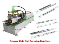 China Precision Telescopic Channel Roll Forming Machine 45mm Ball Bearing Drawer Slide Making Machine for sale