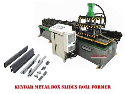 China CNC Telescopic Channel Roll Forming Machine Automatic Drawer Slide Roll Forming Machine 7.5kw for sale