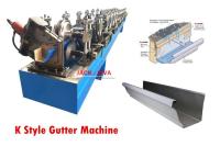 China K Style Gutter Roll Forming Machine 14 Stations 0.4-0.6mm Thickness for sale
