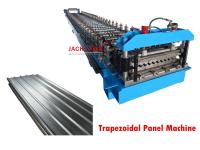China Trapezoidal Metal Roofing Sheet Roll Forming Machine | Siding Panel Equipment for sale