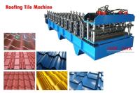 China Metal Roof Step Tile Roll Forming Machine | Roofing Tile Production Line for sale