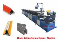 China Triangular Keel Roll Forming Machine 7.5kw Clip In Ceiling Profile Production Line 16 Stations for sale