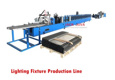China PLC Solar Structure Roll Forming Machine 11kw Lighting Fixture Roll Forming Machine for sale