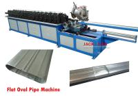 China Flat Oval Duct Machine Pipe 5.5kw Roll Forming Machine For PT Ducting Industry for sale