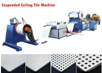 China Suspended Ceiling Tile Roll Forming Machine 600x600mm Aluminum Ceiling Tile Making Line for sale