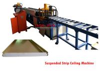 China Suspended Strip Ceiling Roll Forming Machine 15 Stations 380V Decorative Panel for sale