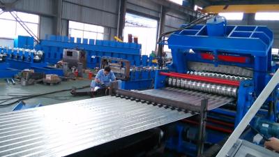 China Storage Tank Corrugated Sheet Rolling Machine 4mm – 6mm Metal Wall Panel Machine for sale