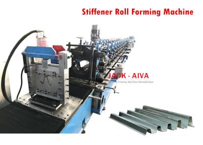 China 75kw Storage Rack Roll Forming Machine 15 Stations Omega Roll Forming Machine for sale