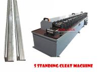 China Adjustable Speed HVAC Duct Machines 15 Stations Cleat Making Machine 3kw for sale