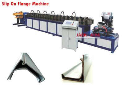 China 4kW HVAC Slip On Flange Roll Forming Machine 16 Stations Duct Flange Former for sale