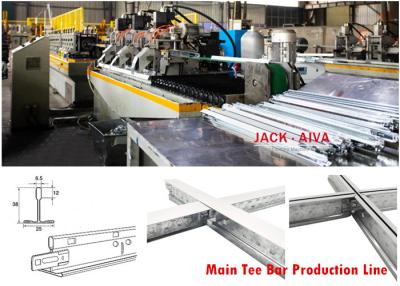 China 18 Stations Drywall Roll Forming Machine Main T Grid Production Line for sale
