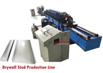 China 16 Stations Drywall Roll Forming Machine Semi Auto / Fully Auto Steel Stud Forming Machine for sale