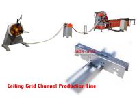 China Ceiling Grid Furring Channel Roll Forming Machine 7.5kw 16 Stations for sale