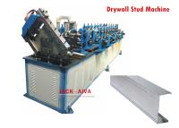 China Semi Auto / Fully Auto Drywall Roll Forming Machine 5.5kw Steel Stud Roll Forming Machine for sale