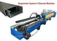 China AC380V 50HZ C Channel Roll Forming Machine 5.5kw Ceiling Channel Roll Forming Machine for sale