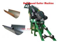 China Half Round Gutter Making Machine 14 Stations 7.5kw Metal Rain Gutter Roll Forming Machine for sale
