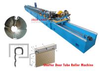 China 24 Stations Steel Square Pipe Roll Forming Machine 7.5kw for Rolling Shutter Tubes for sale