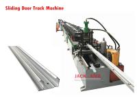 China Sliding Door Track Roll Forming Machine Metal Track Making Machine 25 Stations for sale