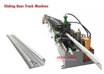 China Sliding Door Track Roll Forming Machine Metal Track Making Machine 25 Stations for sale