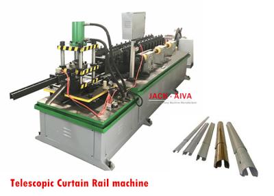 China Custom Telescopic Channel Roll Forming Machine 4kw Curtain Rail Roll Forming Machine for sale