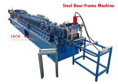 China 40T Automatic Steel Door Frame Roll Forming Machine 16 Stations 380V for sale