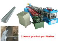China CU Profile Roll Forming Machine Express Guardrail Forming Machine 60kw for sale