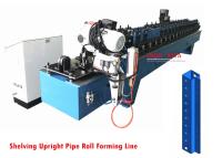 China 7.5kW Automatic Rack Upright Roll Forming Machine for Storage Shelving 15 Stations for sale