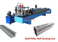China 12 Stations Shelf Roll Forming Machine 7.5kw Shelf Pillar Machine for sale