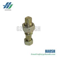 China Front Axle Wheel Pin for Isuzu NKR55 2.75 600P - Yellow/Silver Finish - OEM Part Numbers 8-94383437-1, 8-94383437-0 for sale