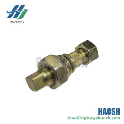 China Front Axle Wheel Pin for Isuzu NKR55 2.75 600P - Yellow/Silver Finish - OEM Part Numbers 8-94383437-1, 8-94383437-0 for sale
